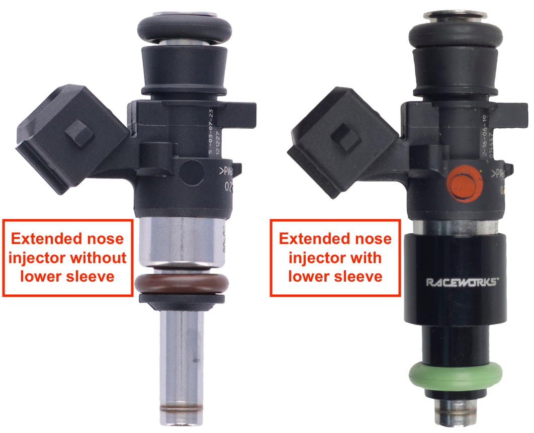 Raceworks Injector Lower Sleeve Suit Extended Nose Injectors ...